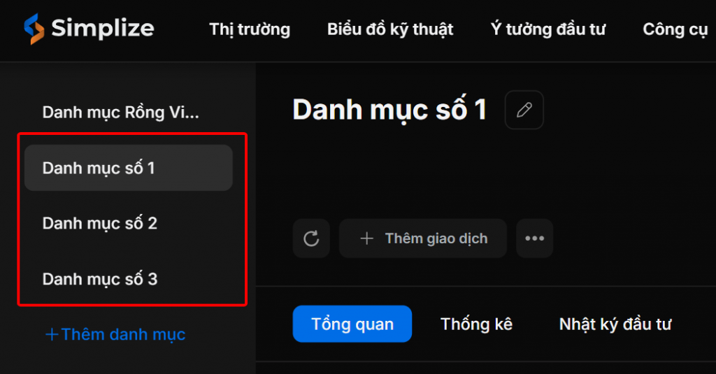[Mới] Bạn Có Thể Tạo Nhiều Danh Mục đầu Tư Trên Simplize » Simplize Blog